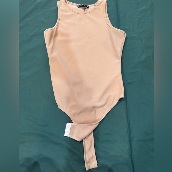 Missguided | Tops | Missguided Womens Tallribbed Nude Polyspandex High ...